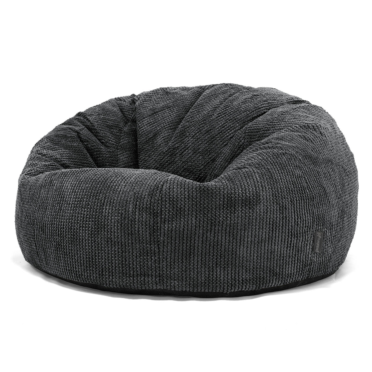 Lounge Pug Puff Gigante Sofá Clásica Pompón Negro– Big Bertha Original ES