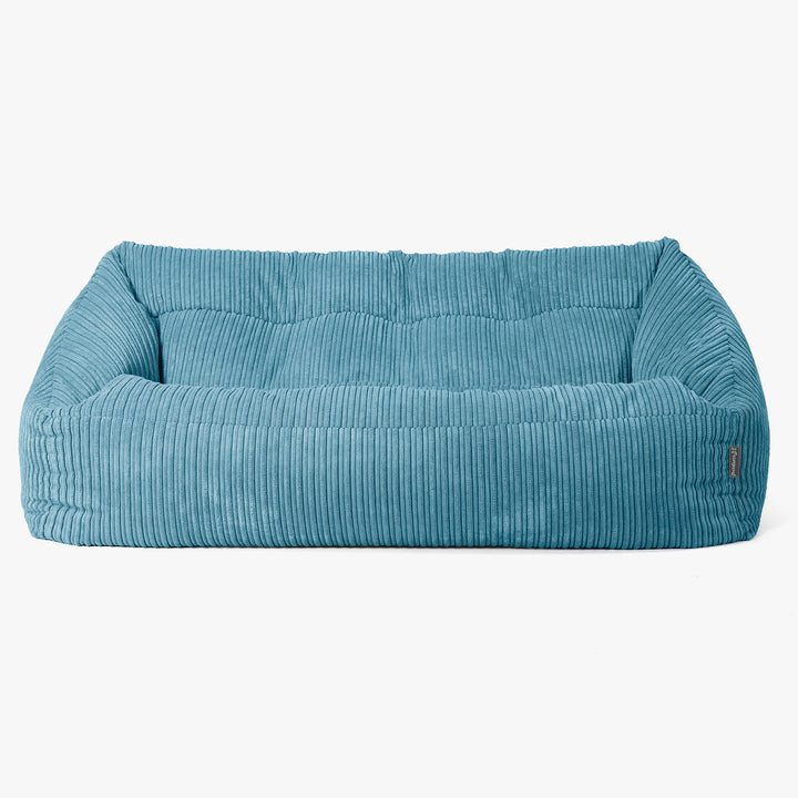 Lounge Pug Sofá Puff Maya Pana Clásica Egeo Azul– Big Bertha Original ES