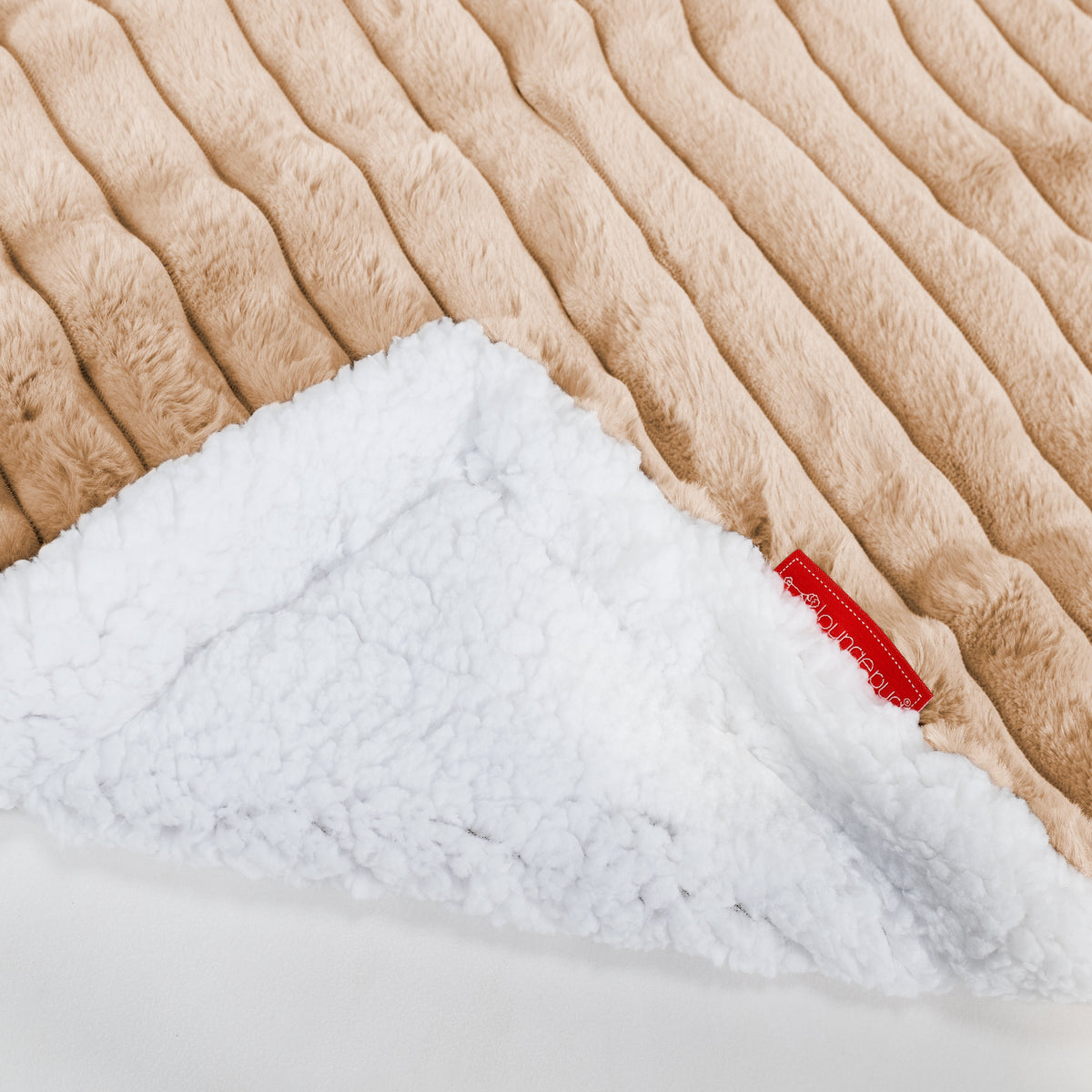 Lounge Pug Manta de Sherpa Pana de Felpa Ultra Durazno 100 x 140 cm ...