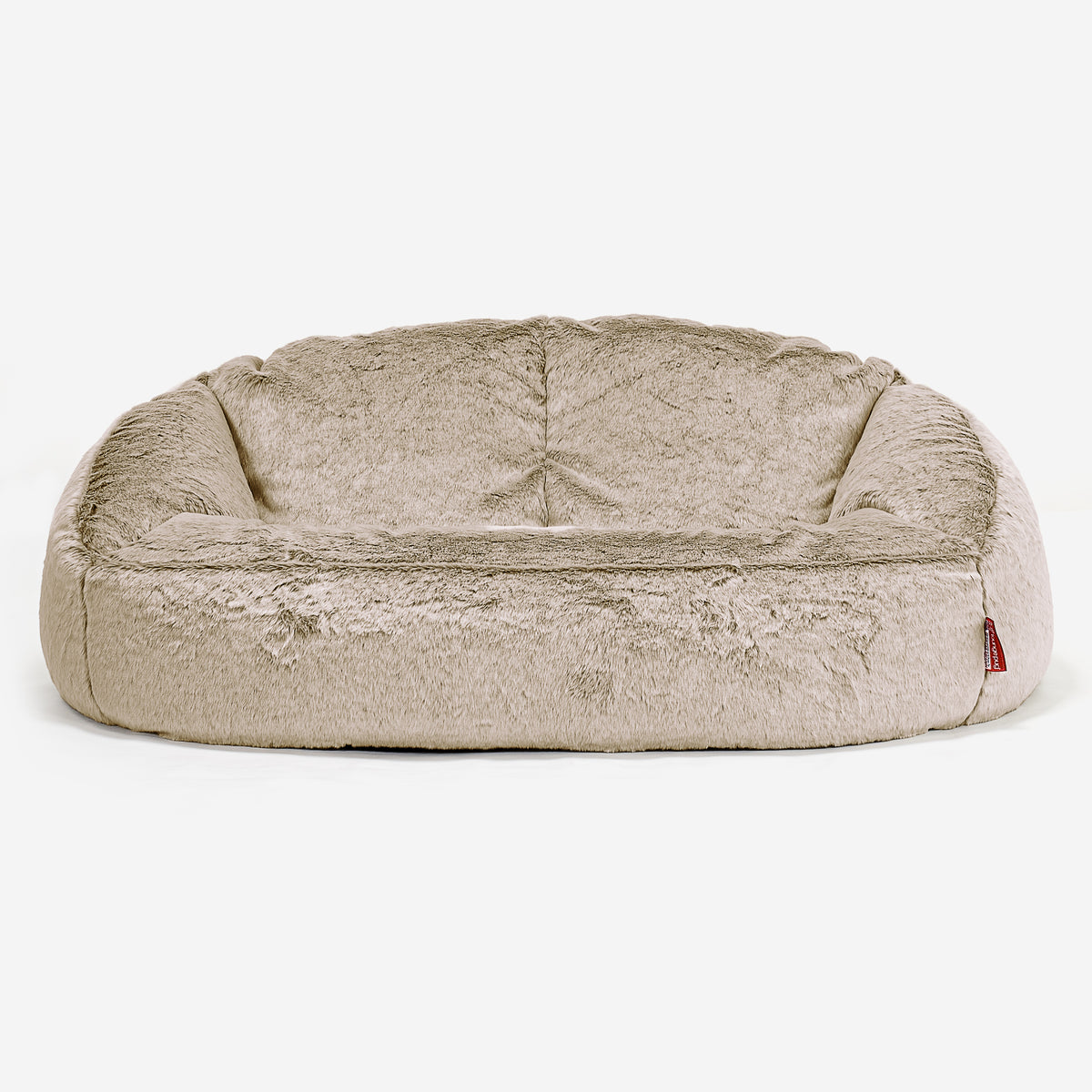 Lounge Pug - Puf Grande Bubble - Piel de Conejo Sintética Marrón Dorado ...