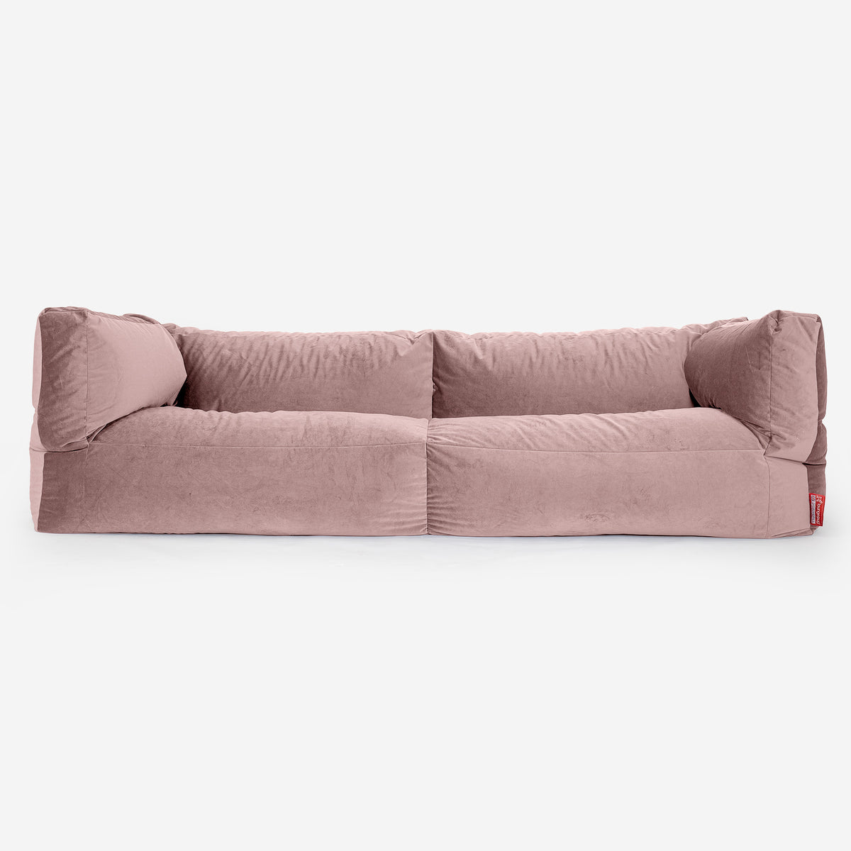 Lounge Pug - Puf Grande Sofá 3 plazas - Terciopelo Rosa - Albert - Puff ...