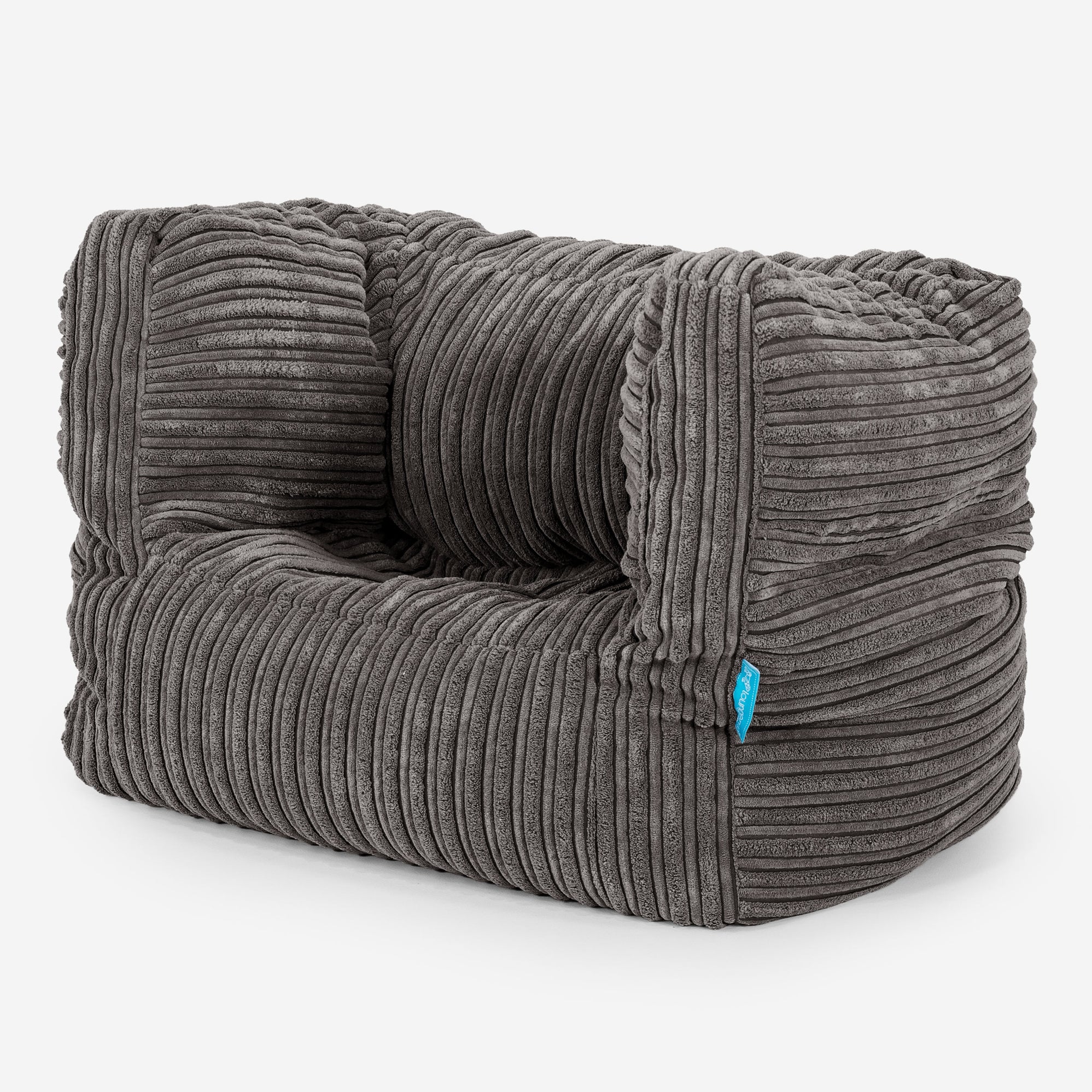 Lounge Pug Puf Silla Alberto para Niños 1-5 años Pana Clásica Grafito ...