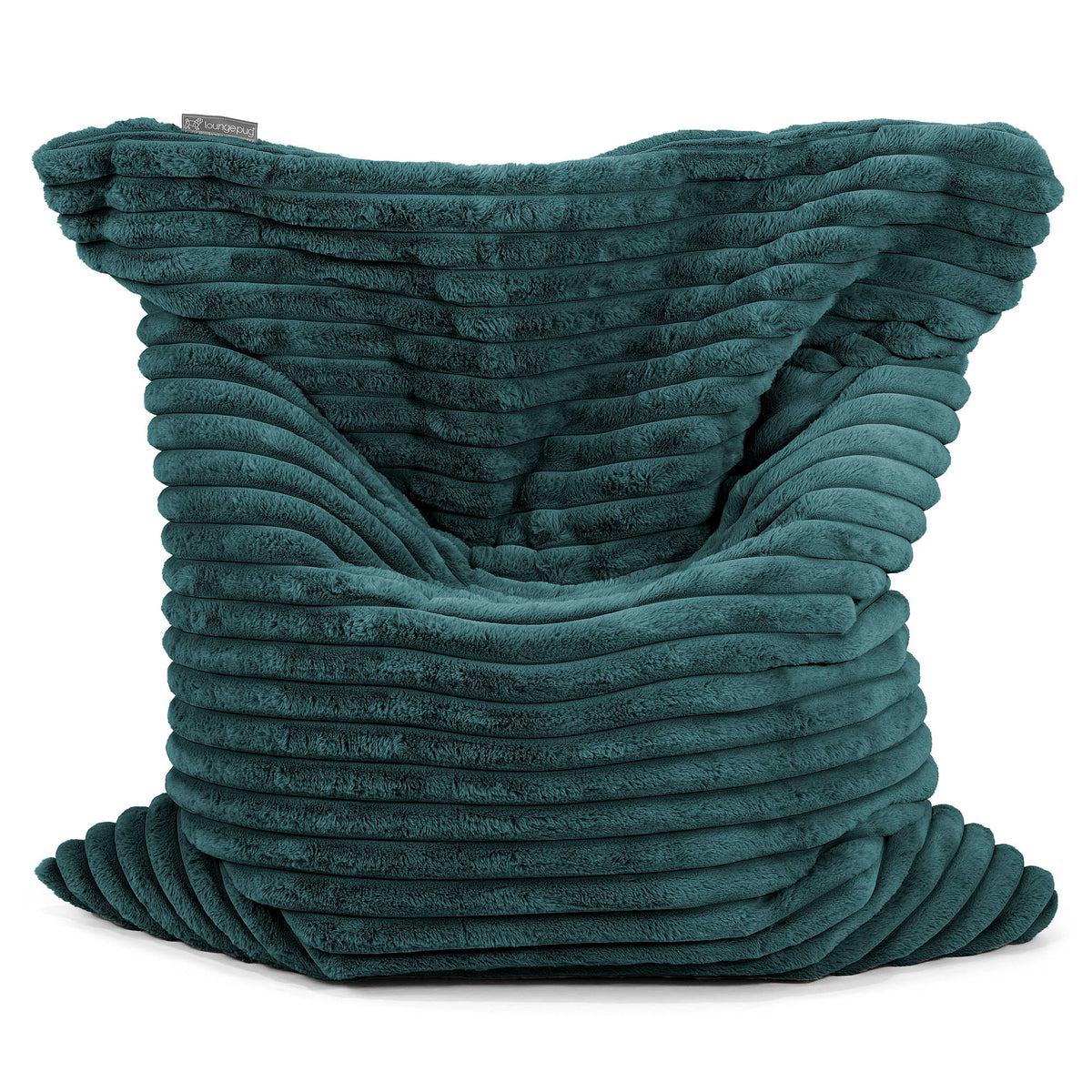 Lounge Pug - Puff Gigante Cama XL - Pana de Felpa Ultra Turquesa– Big ...