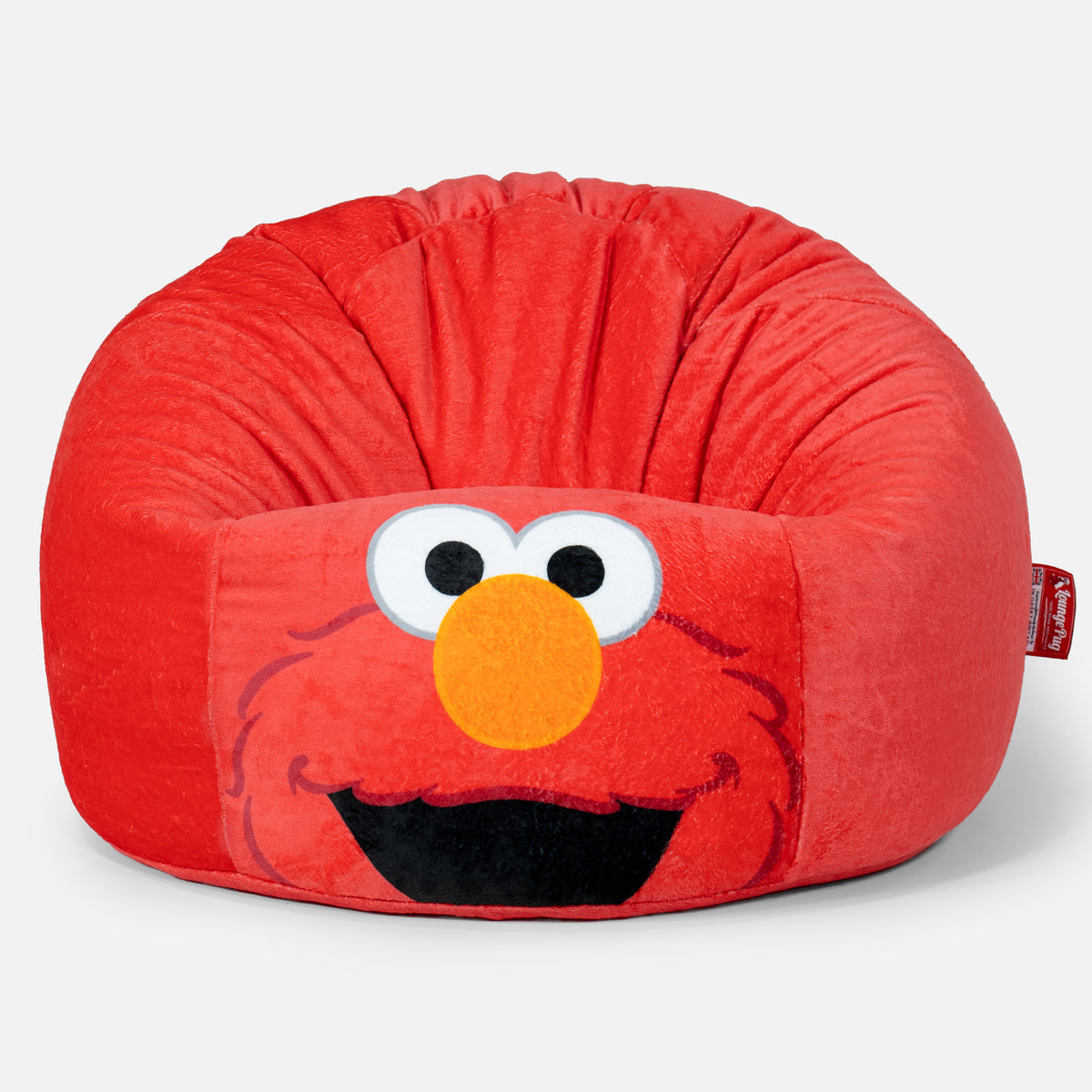 Sesame Street Elmo Puff Redondo, Rojo– Big Bertha Original ES
